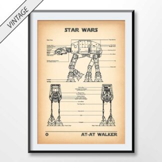 At-At Walker Blueprint - Star Wars Printable Files - Digital Download