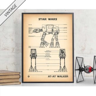 At-At Walker Blueprint - Star Wars Printable Files - Digital Download