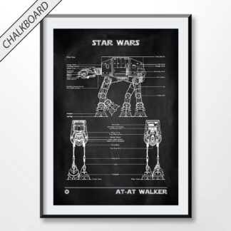 At-At Walker Blueprint - Star Wars Printable Files - Digital Download