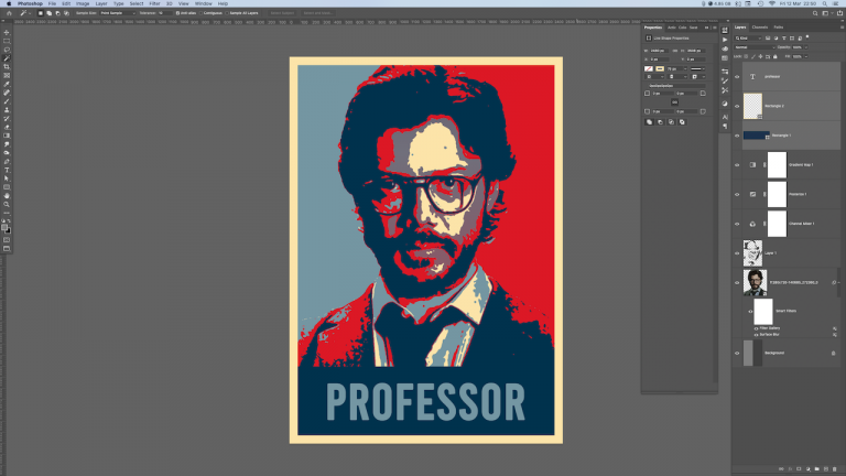 Obama Style Poster - Tutorial With Free Resources - Original PSD