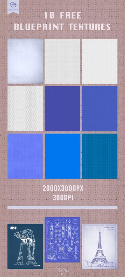 10 Free Blueprint Textures - Free Download - Digital Tools And Resources